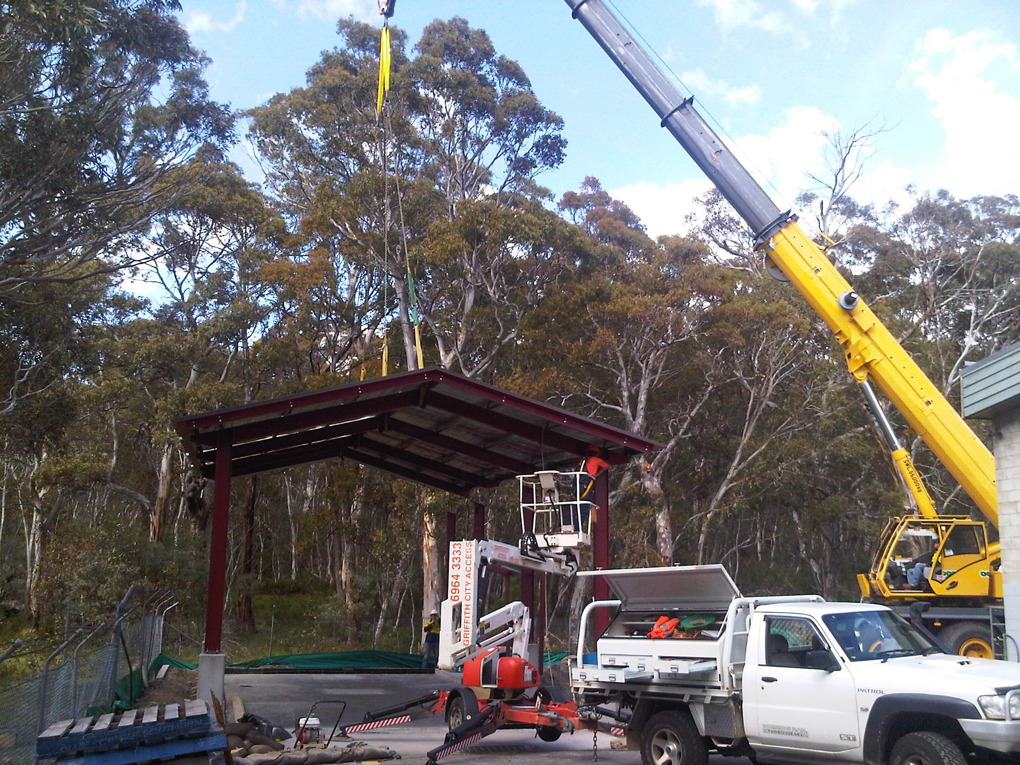 Truck Wash Bay Shelter - Shed Builders - Asset Building
