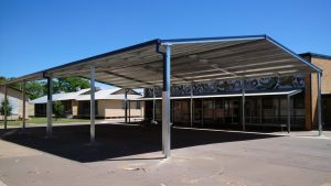 Finley High School Covered Outdoor Learning Area - Asset Building Systems