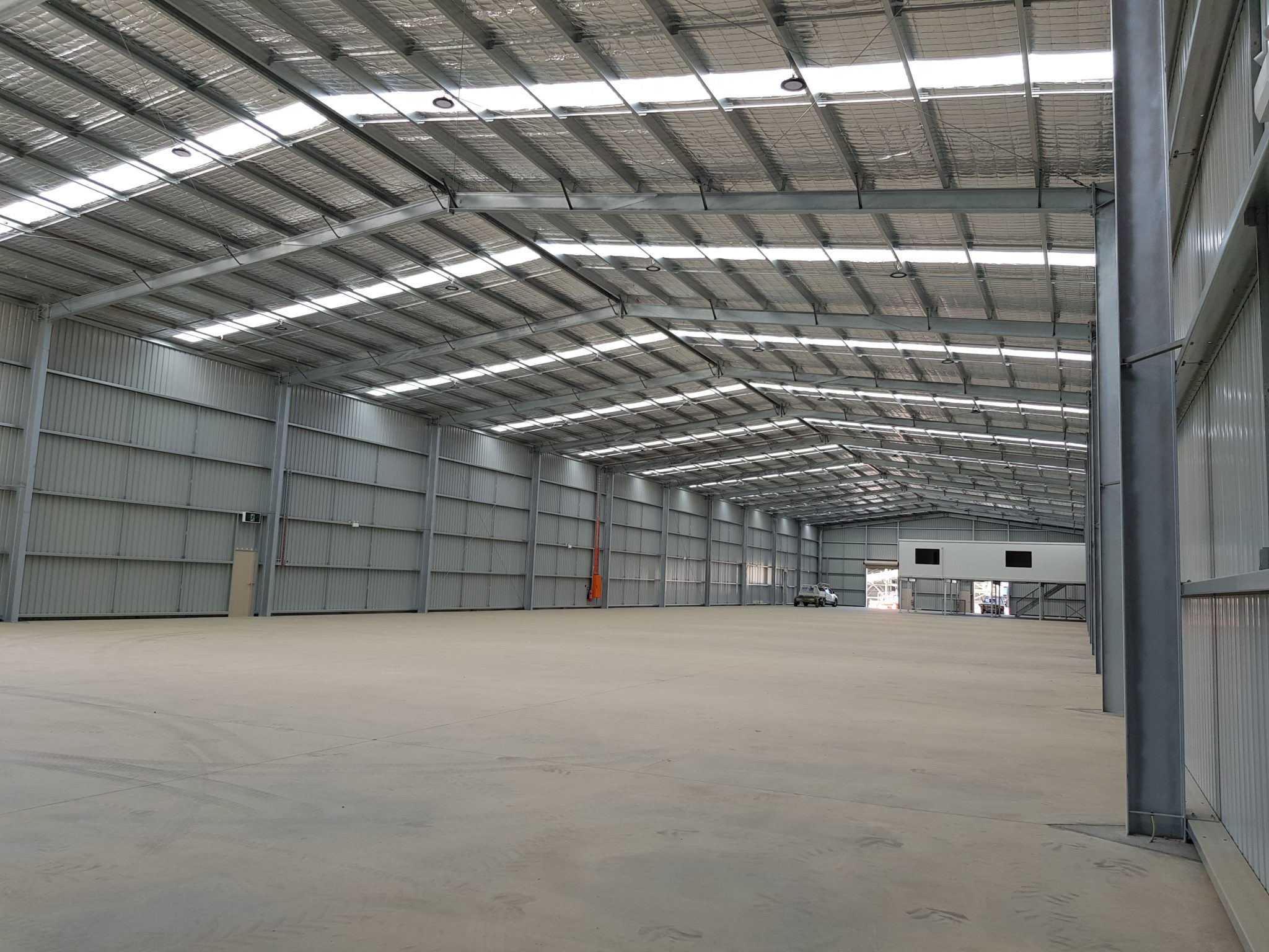 GCC Industrial Truck workshop / machinery shed - Asset Building Systems GCC Industrial Truck workshop / machinery shed - Asset Building Systems