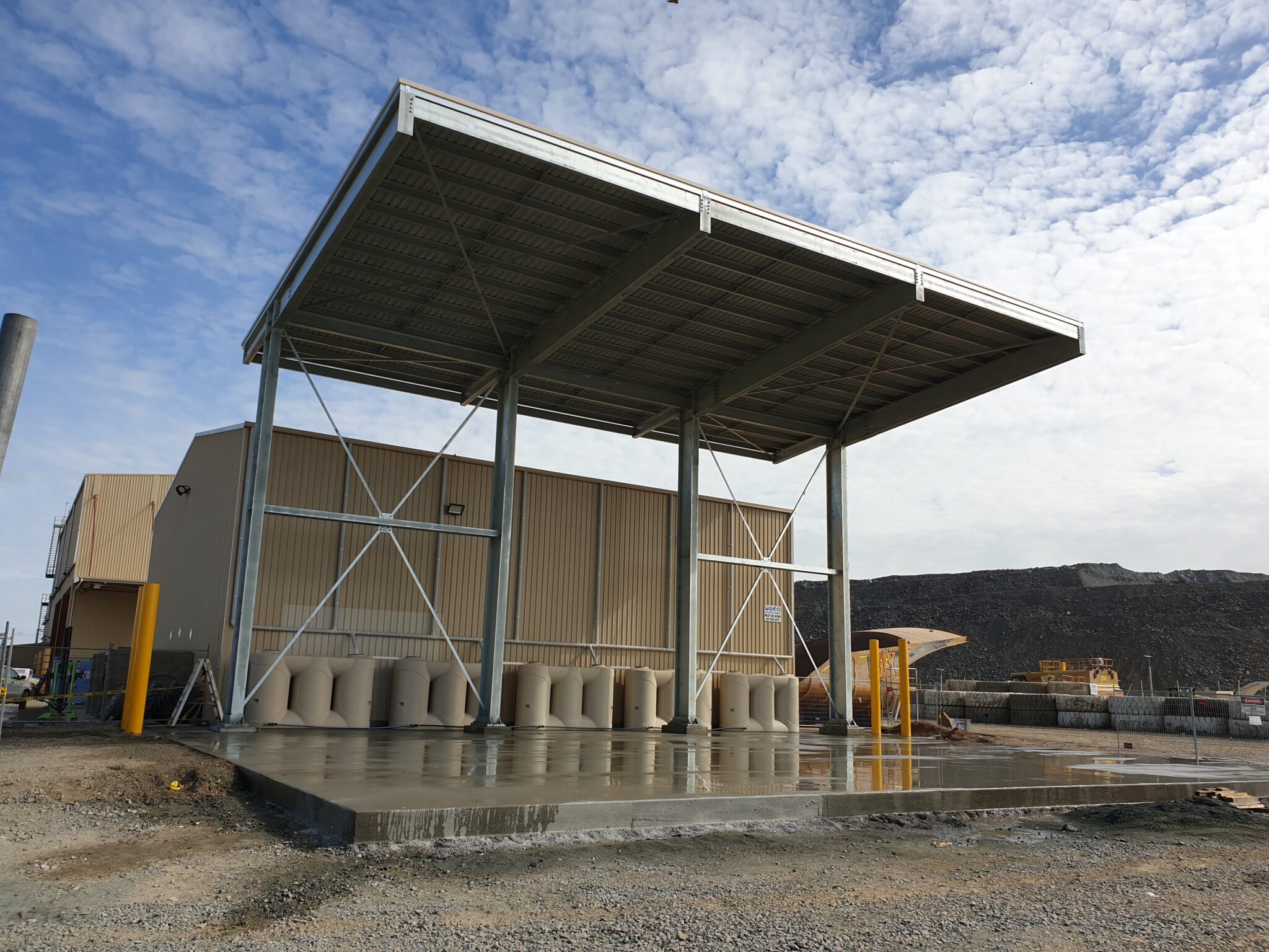 Mining Service Bays Covers - Asset Building Systems Australia - Managed ...